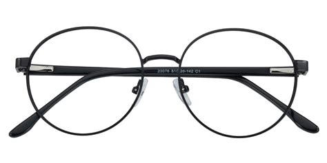 Versailles Round Black Blue Light Glasses Glassesshop