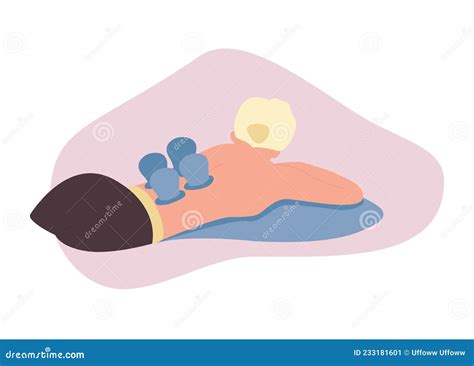 Cupping Therapy Logo Design Fire Cupping Vector Design Cartoondealer