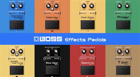 Boss Effects Pedals Plugin The Legendary Stompboxes In Your Daw