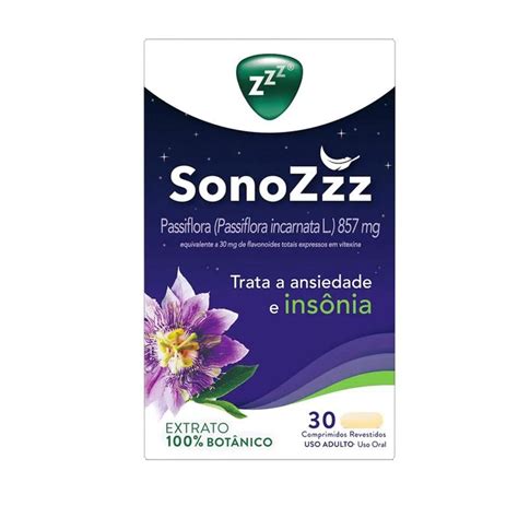 Sonozzz Passiflora 30 Comprimidos Farmácia Progresso