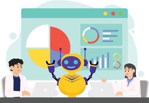 A Man And A Woman Are Testing Functional Robots From Artificial