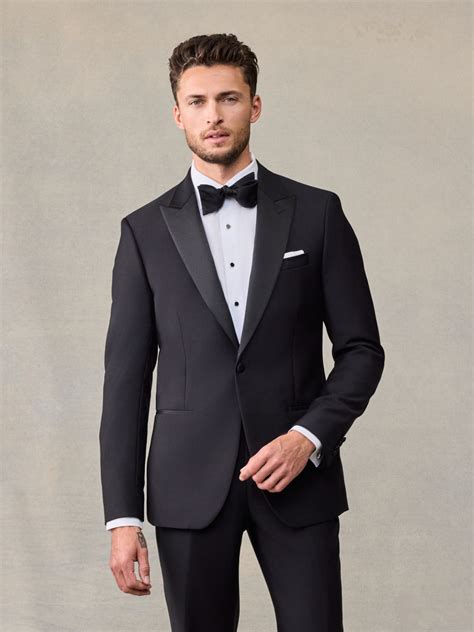 Peak Lapel Tuxedo The Black Tux
