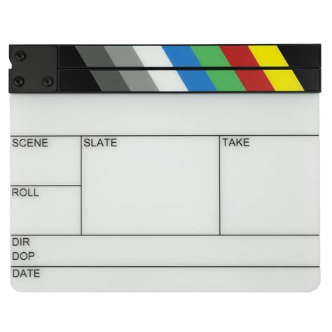Gripsticks Coloured Clapperboard Kit Filmsticks