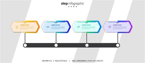 Premium Vector Stage Infographics Template Diagram With Rectangle