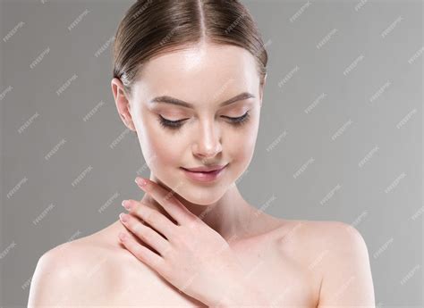 Premium Photo Woman Healthy Skin Beautiful Face Skin Care