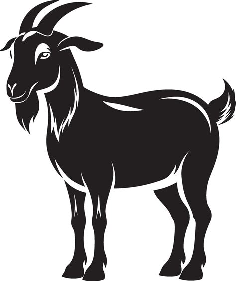 Goat Silhouette For Milk Production 54048749 Vector Art At Vecteezy