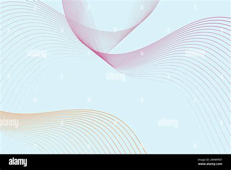 Vibrant Blue And Pink Background With Wavy Lines Running Through The