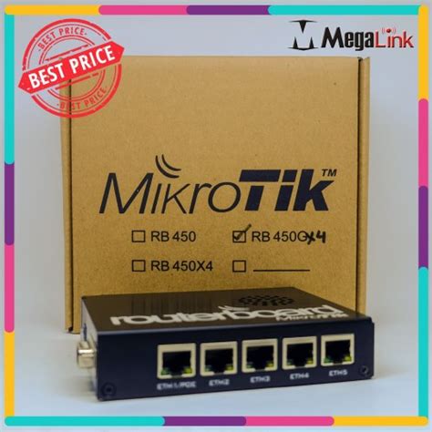 Jual Router Mikrotik RouterBoard RB 450GX4 Kab Sleman Megalink Jogja Tokopedia