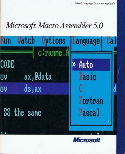 Microsoft Macro Assembler 5 0 Mixed Language Programming