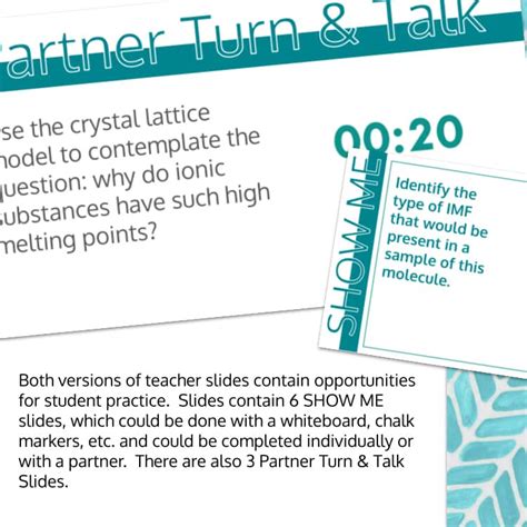 Chemistry Intermolecular Forces Scribble Doodle Notes And Teacher