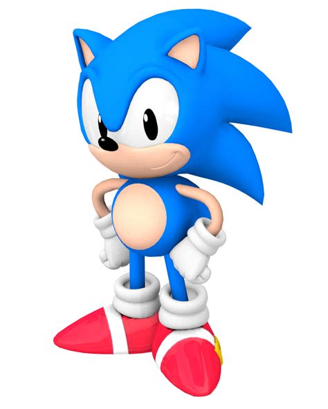 Classic Sonic Sonic The Hedgehog 2 Render By Bandicootbrawl96 On Deviantart