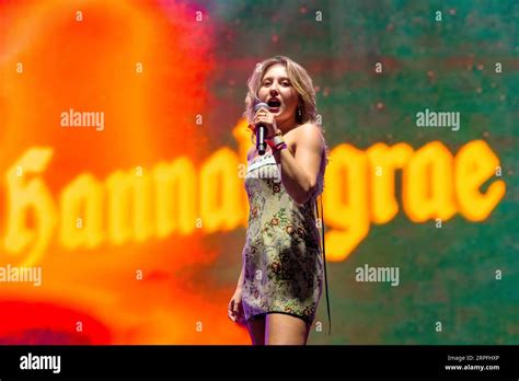Hungary 15 August 2023 Hanna Grae Live At Sziget Festival In Budapest