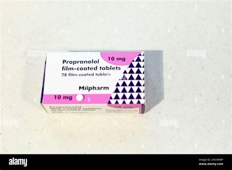 Propranolol A Beta Blocker Often Used In The Treatement Of High Blood