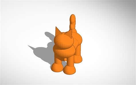 3d Design Fireheart Or Any Ginger Cat Tinkercad