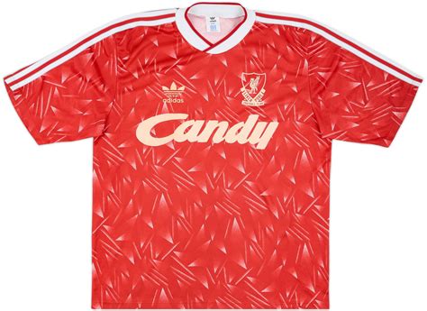 1989 91 Liverpool Home Shirt 5 10 L