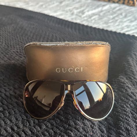 Vintage Gucci Aviator Sunglasses Depop
