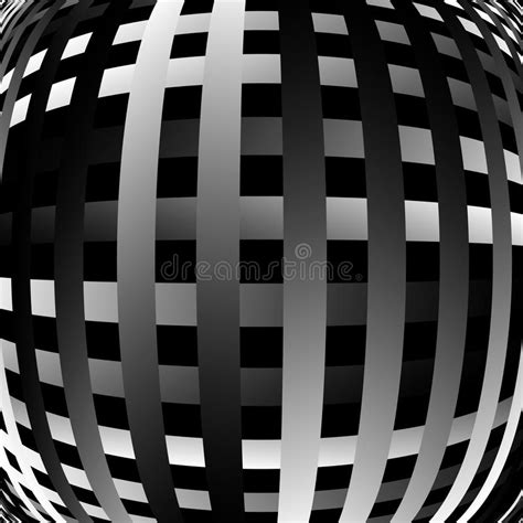 Grid Mesh Pattern With Distortion Abstract Geometric Pattern Stock Vector Illustration Of