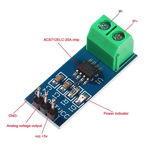 Current Sensor Module Acs712 Embeddinator