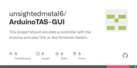 GitHub Unsightedmetal ArduinoTAS GUI This Project Should Emulate A Controller With The
