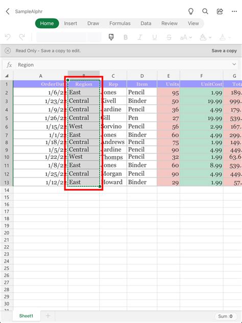 how to rearrange columns in excel