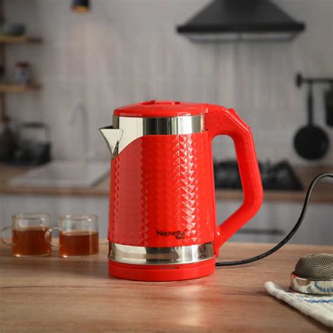 Electric Smart Kettle Red 18 L Set Of 1 Pcs Raj Imports