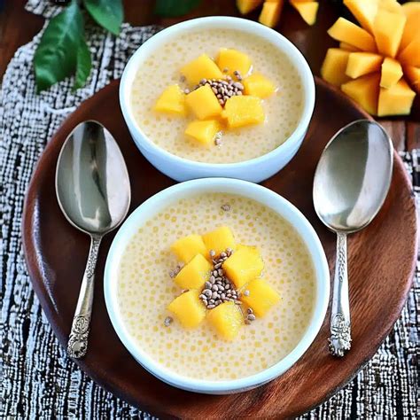 Easy Vegan Mango Sago With Coconut Milk Irresistibly Delicious