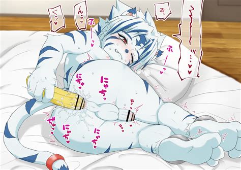 Rule 34 Anal Training Ankle Ring Anthro Bed Blush Bodily Fluids