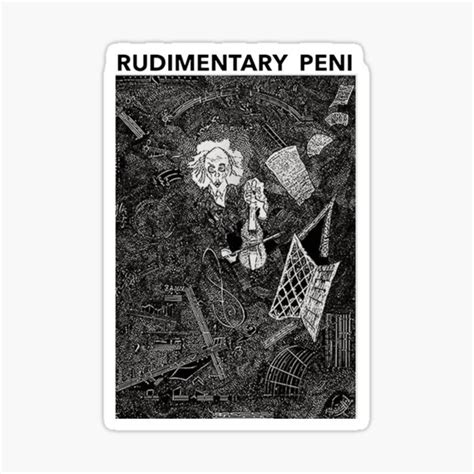 Rudimentary Peni Sticker For Sale By Shophem Redbubble