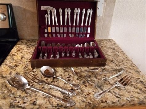 Reed And Barton Flatware With Many Extras