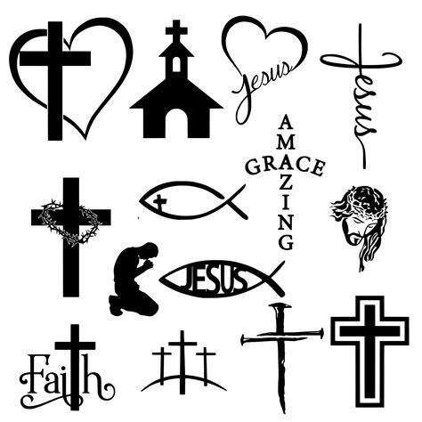 Bible Christian Symbols Clip Art