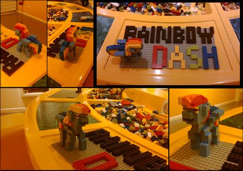 Freaking Lego Rainbow Dash By Hiddelgreyk On Deviantart