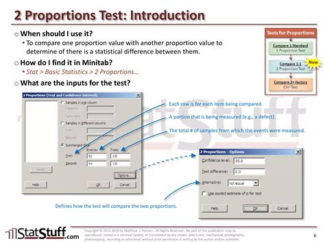 Hypothesis Testing Proportions Compare 11 Pptx