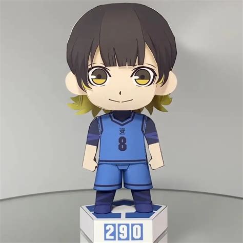 Meguru Bachira Bluelock 3d Papercraft Template Pdf Download Anime