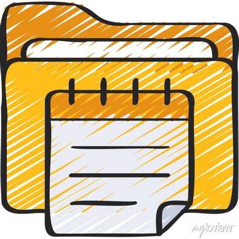 Notes Folder Icon Posters For The Wall • Posters Note Computing File