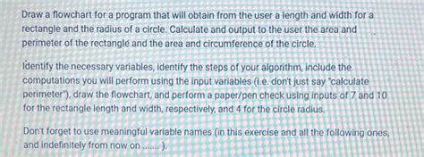 Solved Draw A Flowchart For A Program That Will Obtain From Chegg