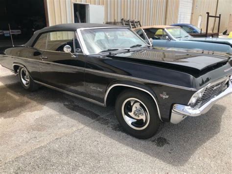 1965 Chevrolet Impala Ss Convertible Triple Black 283 Cold Ac