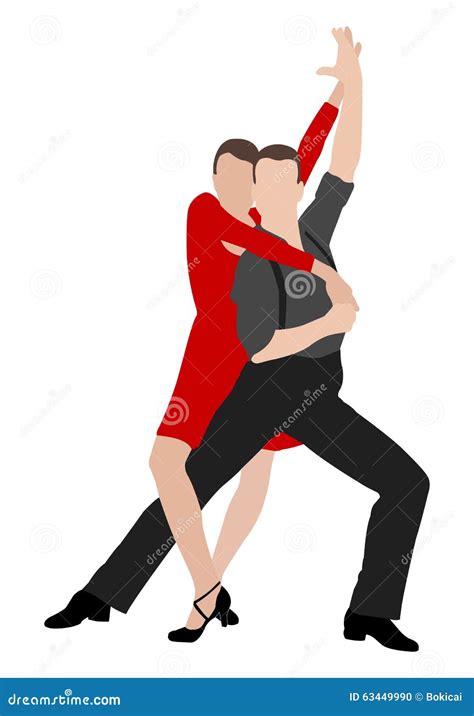 Tango Dancers 3 Cartoon Vector 2971187
