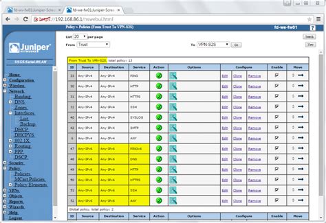 Screenos Ipv6 Through Ipv4 Tunnel 09 Security Policy