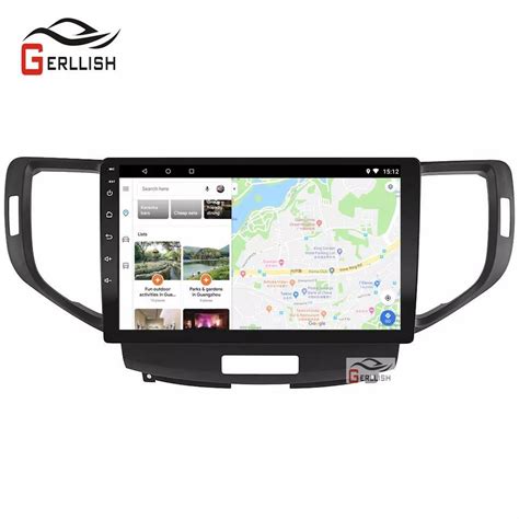 Gerllish Ips Touch Screen Car Dvd Player Honda Spirior Accord 2008 2012 Car Radio Multimedia