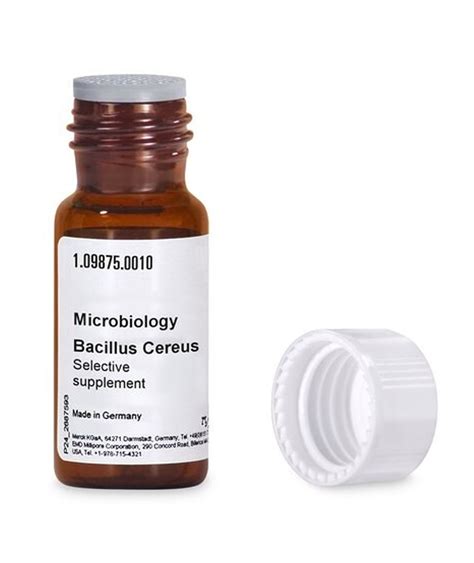 Bacillus Cereus Selective Supplement For 10 X 1 Vial