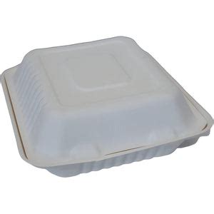 Riteearth 8 X 87 Bagasse Hinged Container 200cs H891