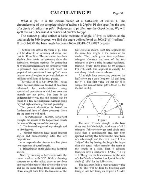 Calculating Pi