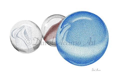 Marble Still Life Stippling Art Print — David Accurso Art