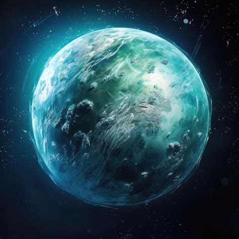 Premium Ai Image Space Globe