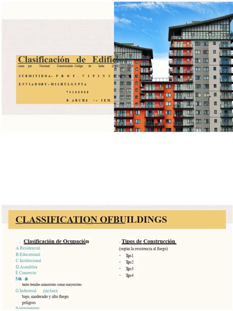 Clasificación De Edificios Pdf Edificio