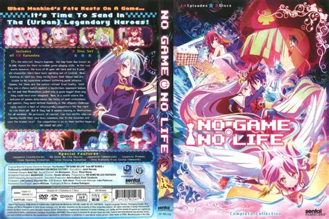 No Game No Life Complete Collection Dvd Cover 2015 R1