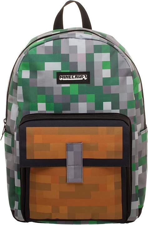 Minecraft Pixelated Backpack Backpack Tutorial Jansport Backpack Leather Backpack
