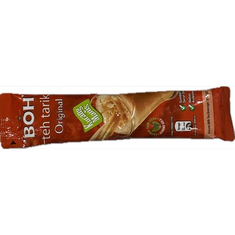 Boh Teh Tarik Original Less Sweet Import Malaysia 27gsachet Shopee
