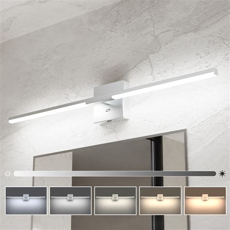 Ensenior Modern Bathroom Vanity Light 32 Inch Built In Dimmer 18 5w