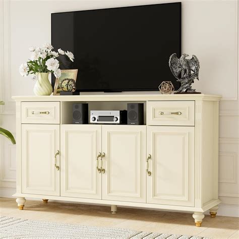 Farmhouse Tv Stand For 65 Inch Tv Tall Entertainment